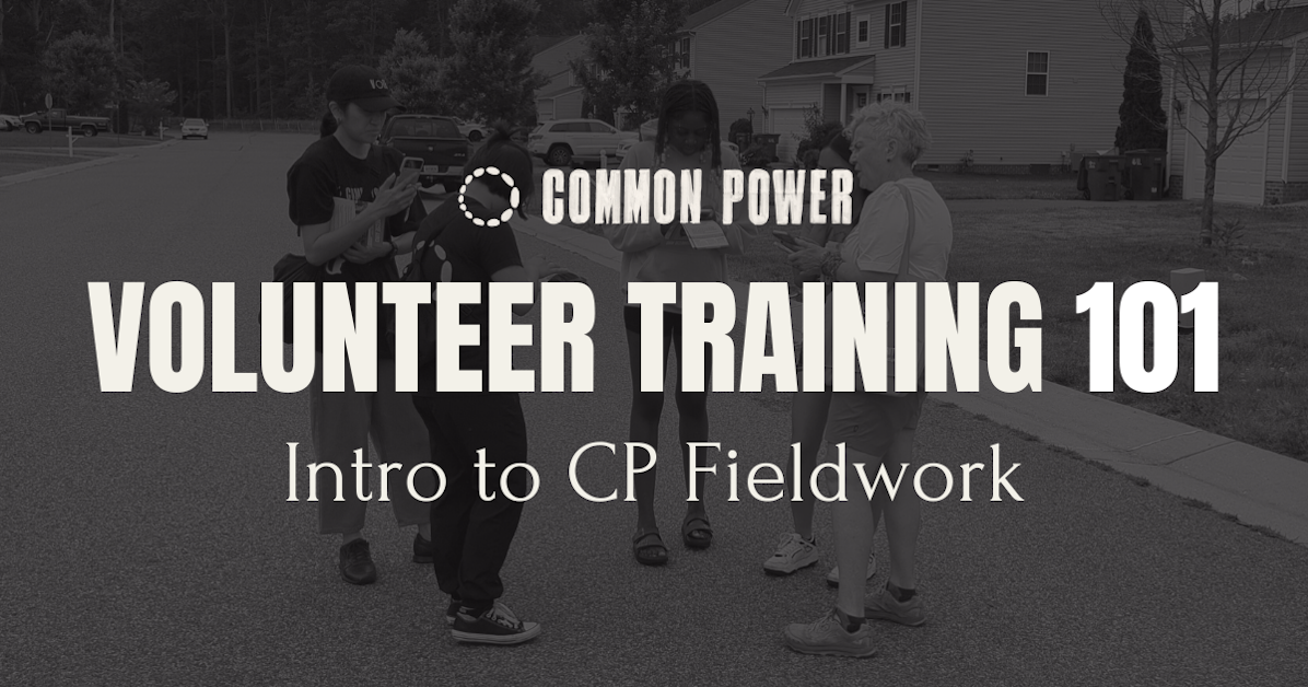 Volunteer Training 101 · Common Power
