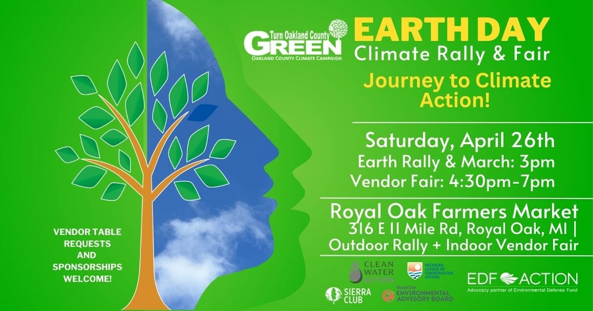 Oakland County Earth Day Rally & March · Climate Action Campaign