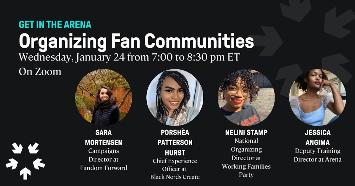 Panel: Organizing Fan Communities · Arena
