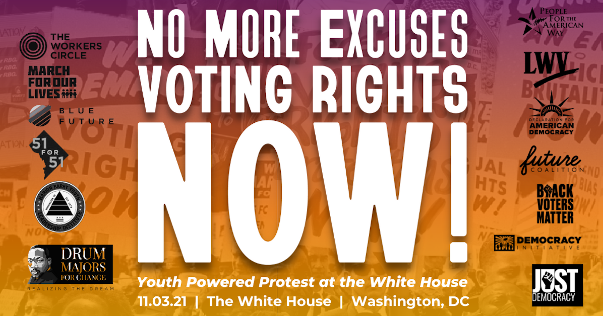 Voting Rights Now! Protest - Nov. 3 · Mobilize