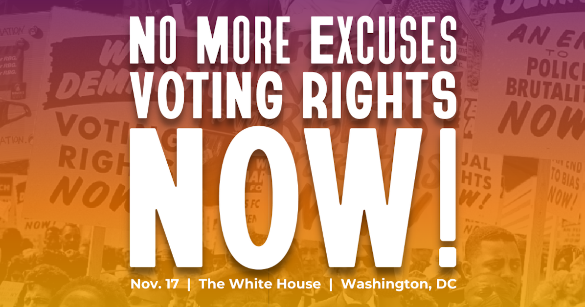 Voting Rights Now! Protest - Nov. 17 · Mobilize