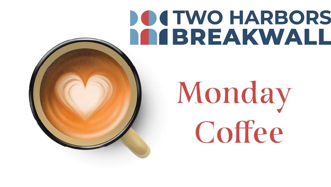 Breakwall Monday Morning Coffee · Two Harbors Breakwall