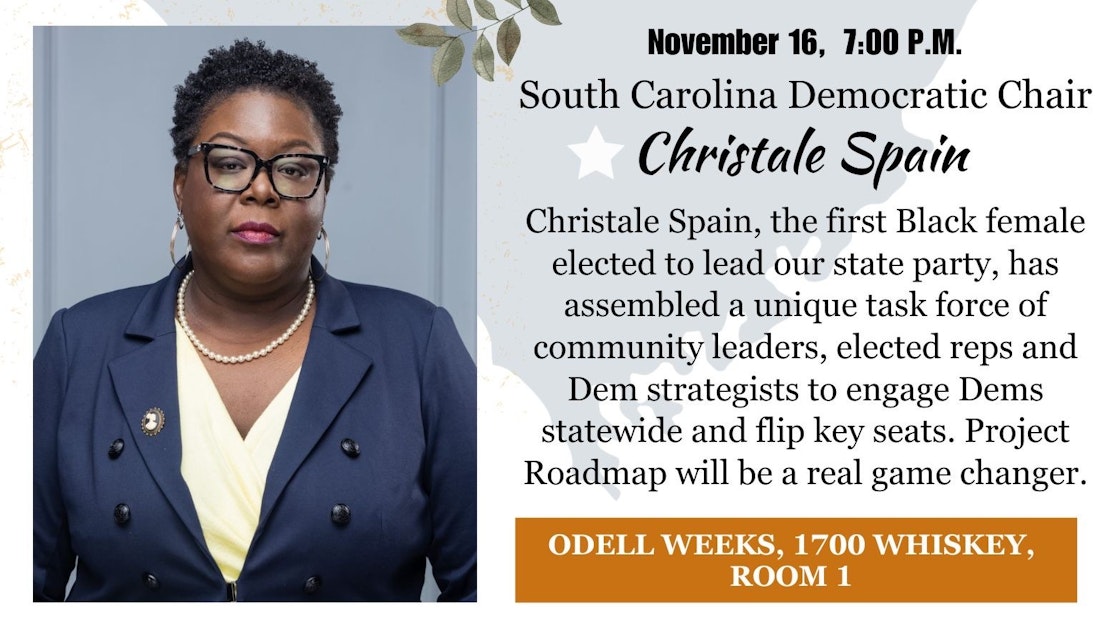 ACDP Monthly Meeting · South Carolina Democratic Party