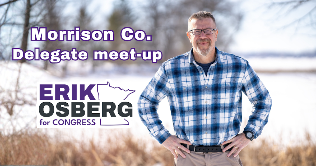 Morrison County Delegate meet-up · Mobilize