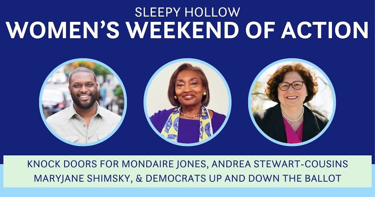 SLEEPY HOLLOW/TARRYTOWN WOMEN'S WOA: Canvassing for Mondaire Jones, ASC ...