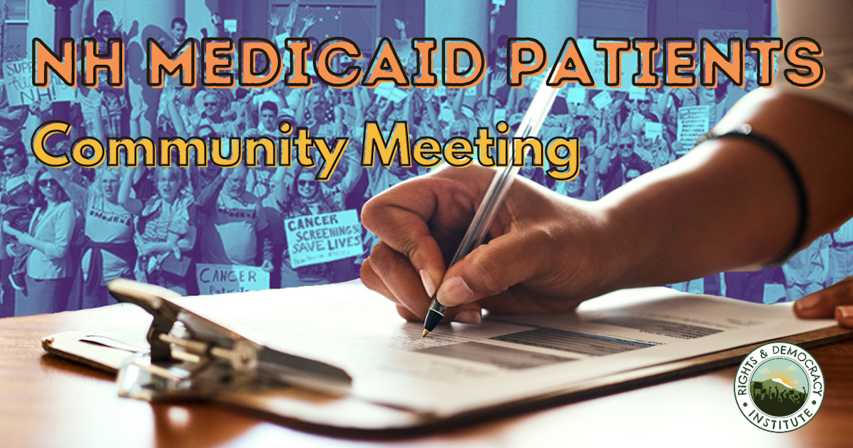 NH Medicaid Patients Community Meeting · Mobilize