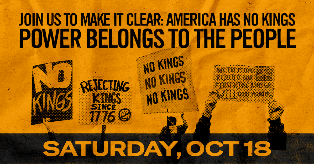 NO KINGS Stillwater, Minnesota · Indivisible