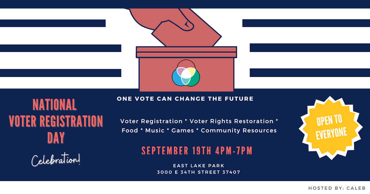 Volunteer for CALEB's National Voter Registration Day Event · CALEB