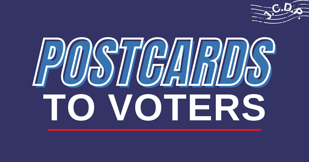 Write Postcards to Voters · Progressive Turnout Project