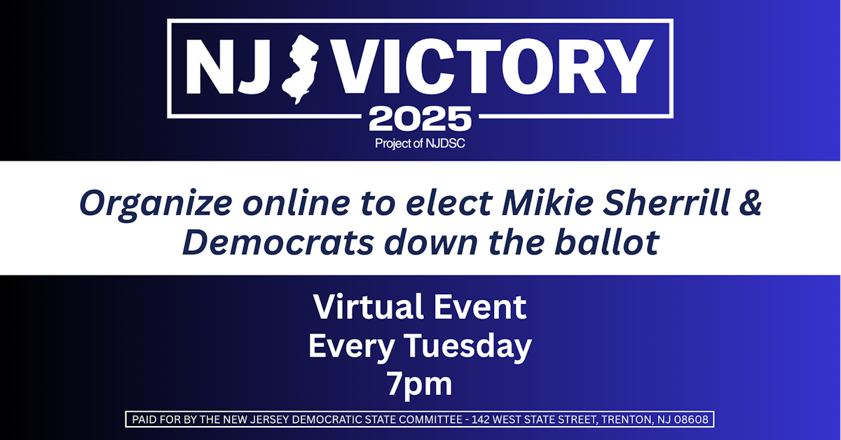 Organize Online to Elect NJ Democrats! · Mobilize
