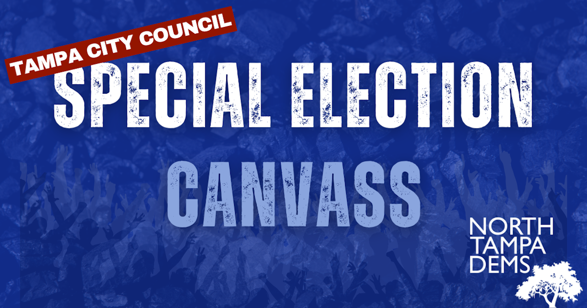Special Election Canvass! Let's connect with voters! · Hillsborough ...