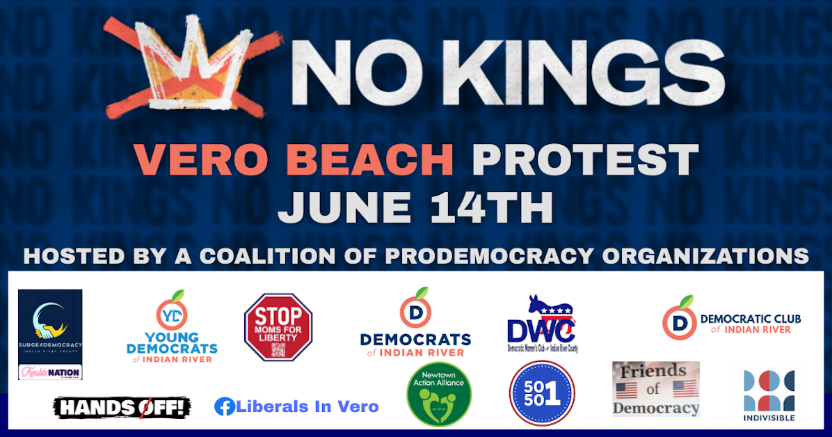 NO KINGS Vero Beach Protest · Florida Democratic Party