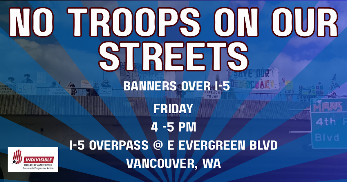 No Troops On Our Streets · Mobilize