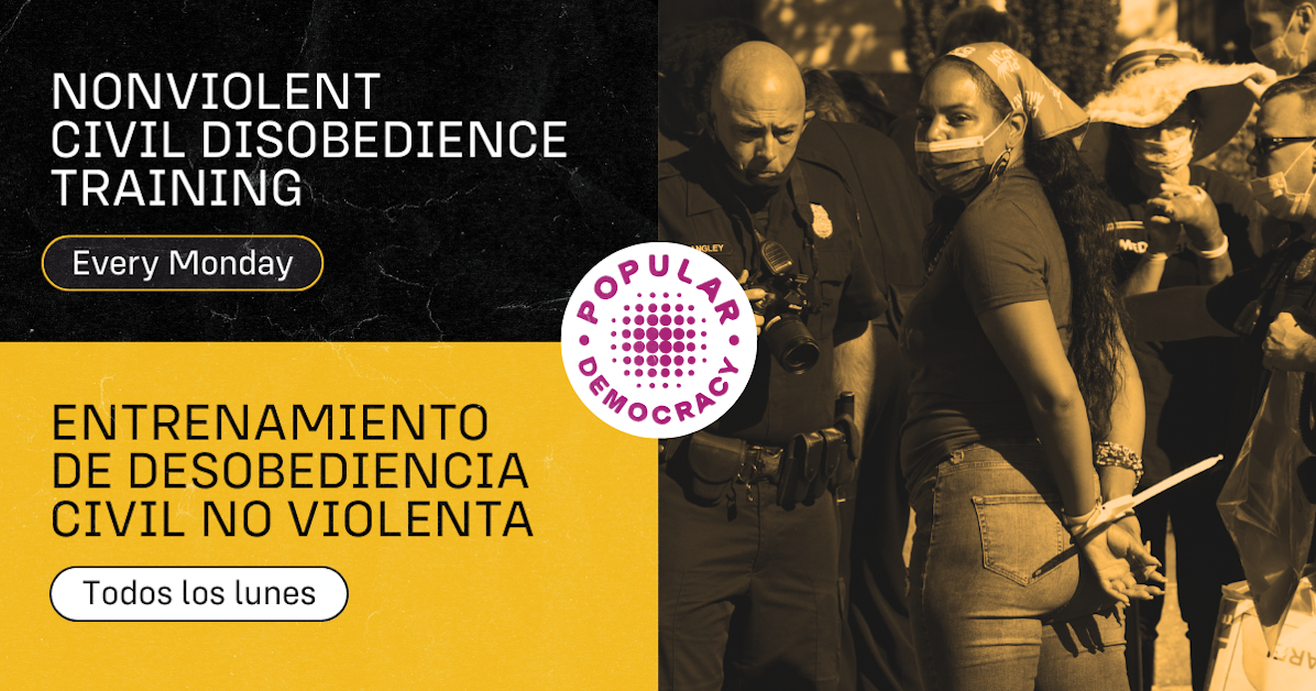Nonviolent Civil Disobedience Training · Mobilize
