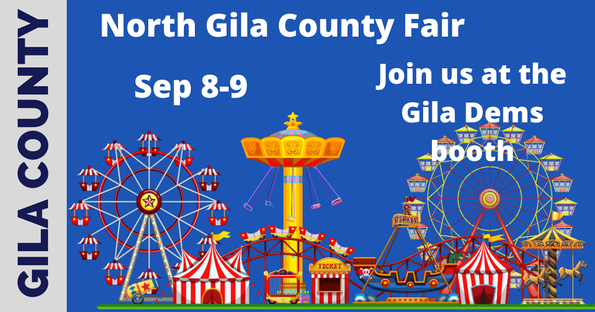Gila Dems at the North County Fair Sep 8-9 · Project 15/30