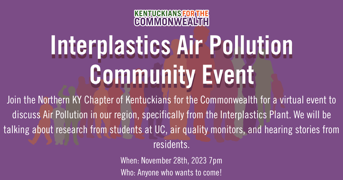 Air Pollution Community Engagement Event · Kentuckians For The Commonwealth