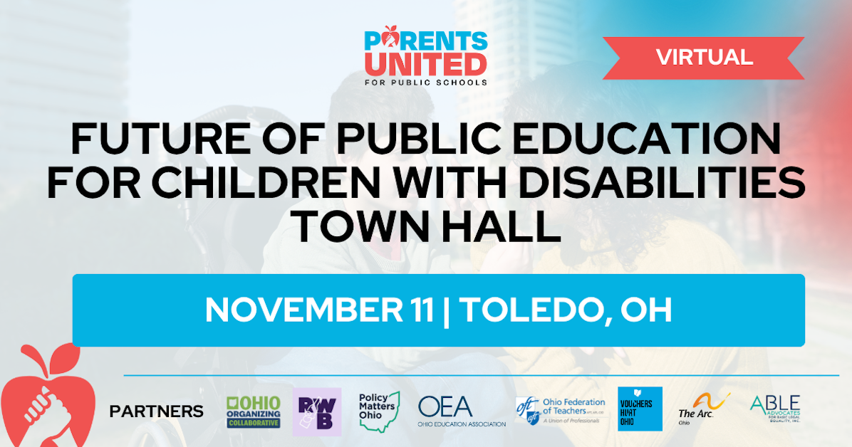 Toledo Town Hall on the Future of Public Education for Children with ...
