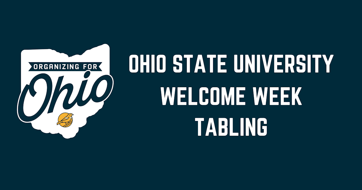 Ohio State University Welcome Week Tabling · Mobilize