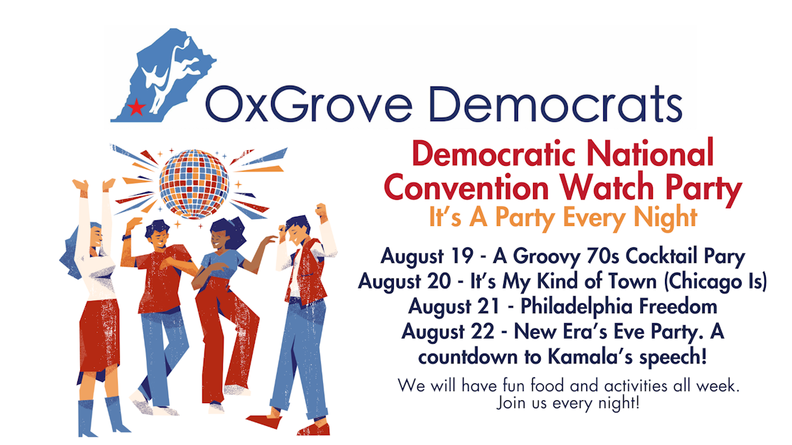Party with us! Democratic National Convention Watch Party. A new theme ...