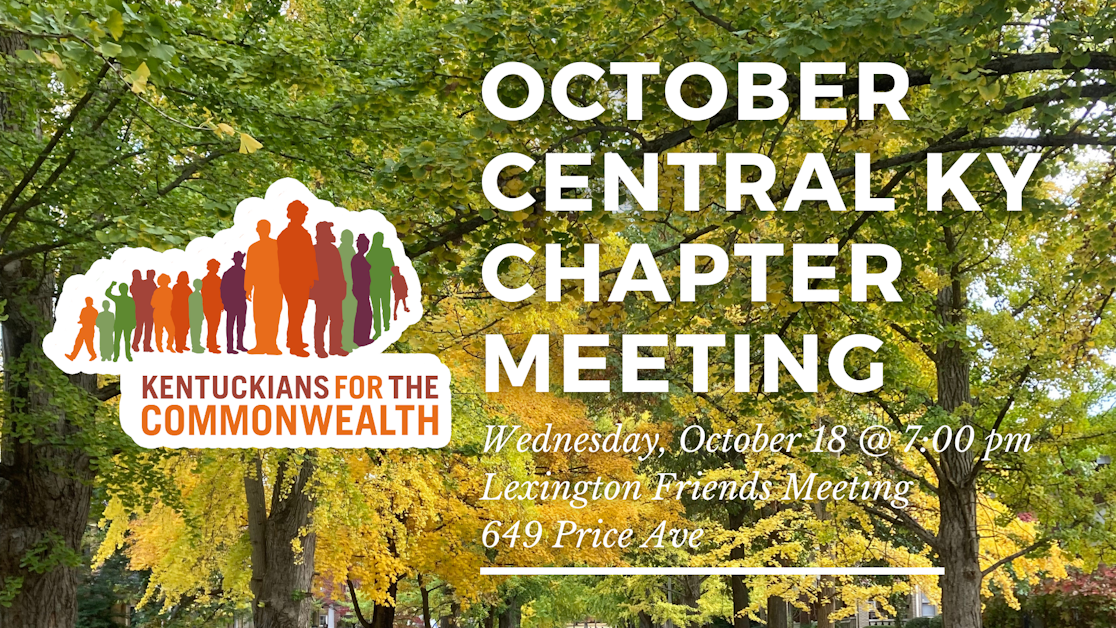 Central KY October Chapter Meeting · Mobilize