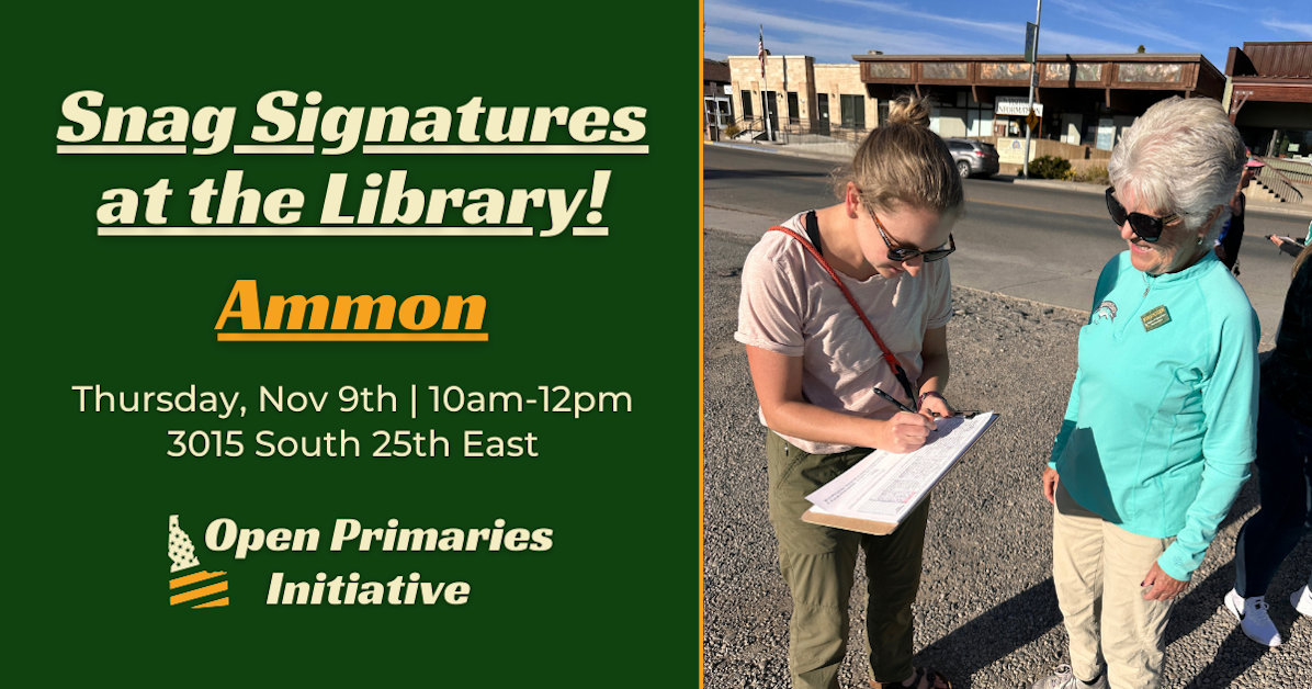 Snag Signatures at the Ammon Library! · Mobilize