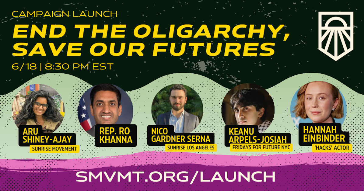 End the Oligarchy, Save Our Futures Campaign Launch - Mass Call ...