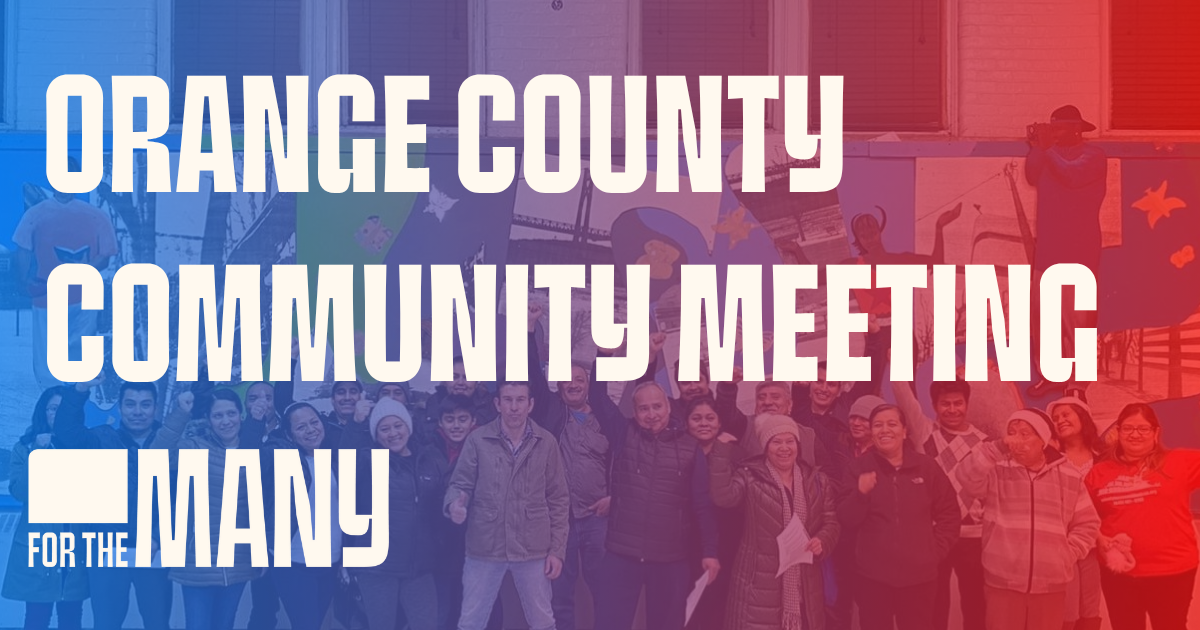 Orange County Community Meeting · Mobilize