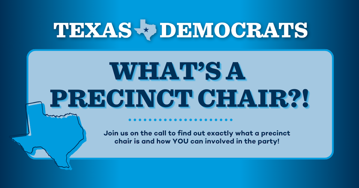 What’s A Precinct Chair?! Information Session · Mobilize