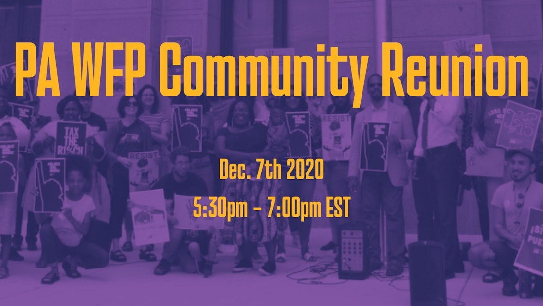 PA Community Reunion · Working Families Party