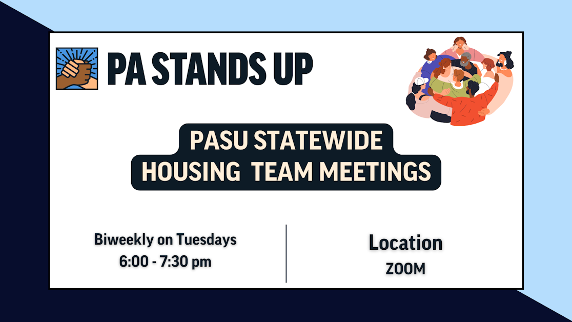 PA Stands Up Statewide Housing Meetings · Pennsylvania Stands Up