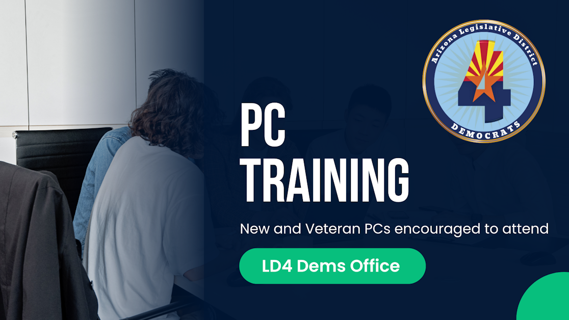 LD 4 Precinct Committeeperson (PC) Training · Mobilize