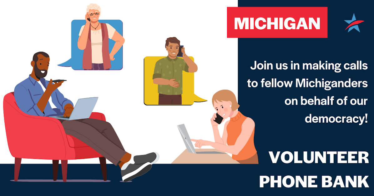 MICHIGAN: Recruit & Confirm Phone Banking · Common Cause
