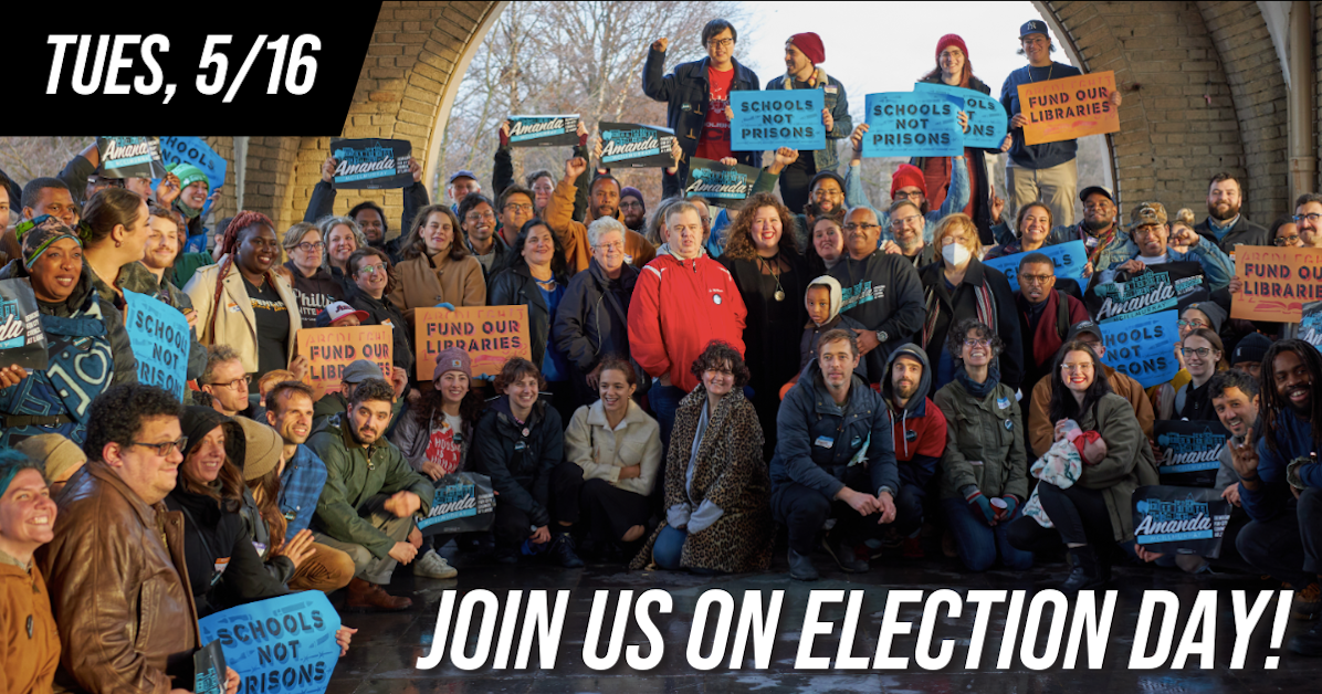 ELECTION DAY POLL STANDING with the Amanda For Philly team! · Mobilize