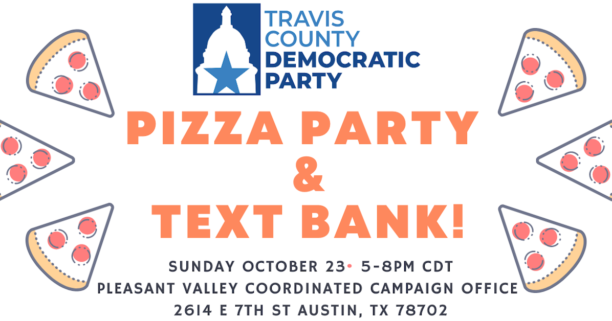 Early Vote Eve Pizza Party! · Mobilize