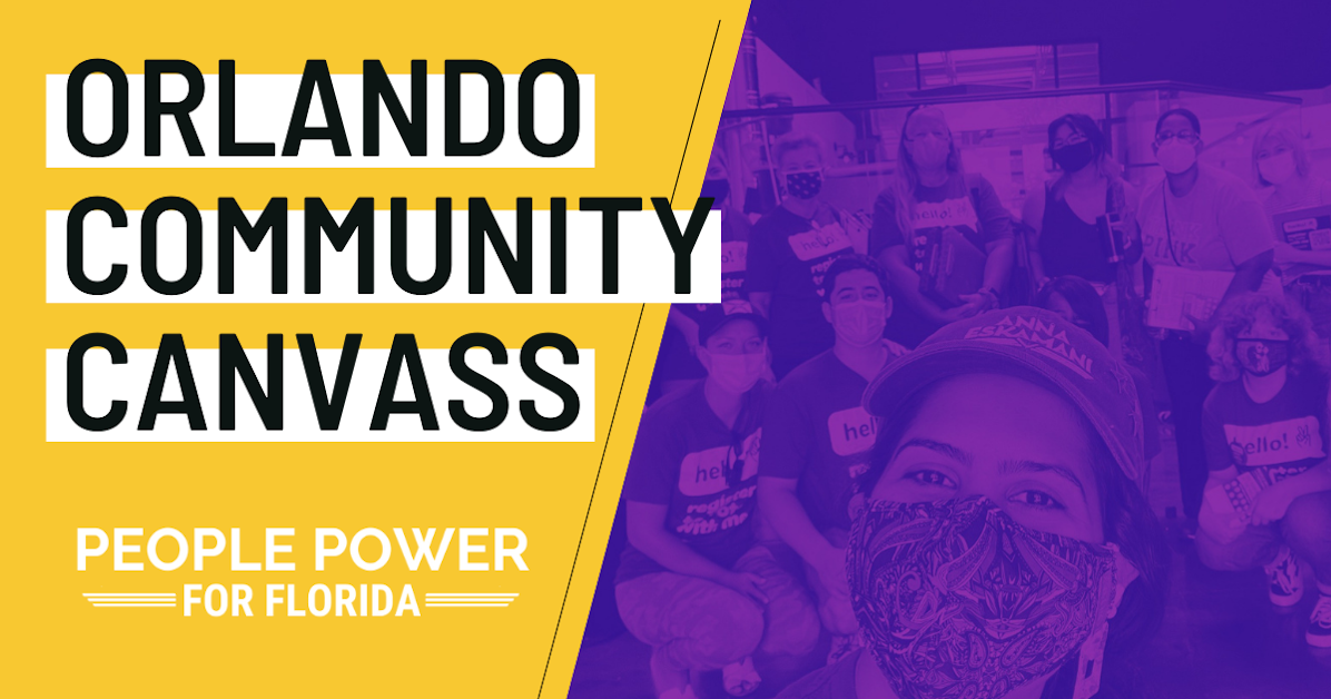 People Power For Florida Orlando City Crowd Canvassing · Mobilize
