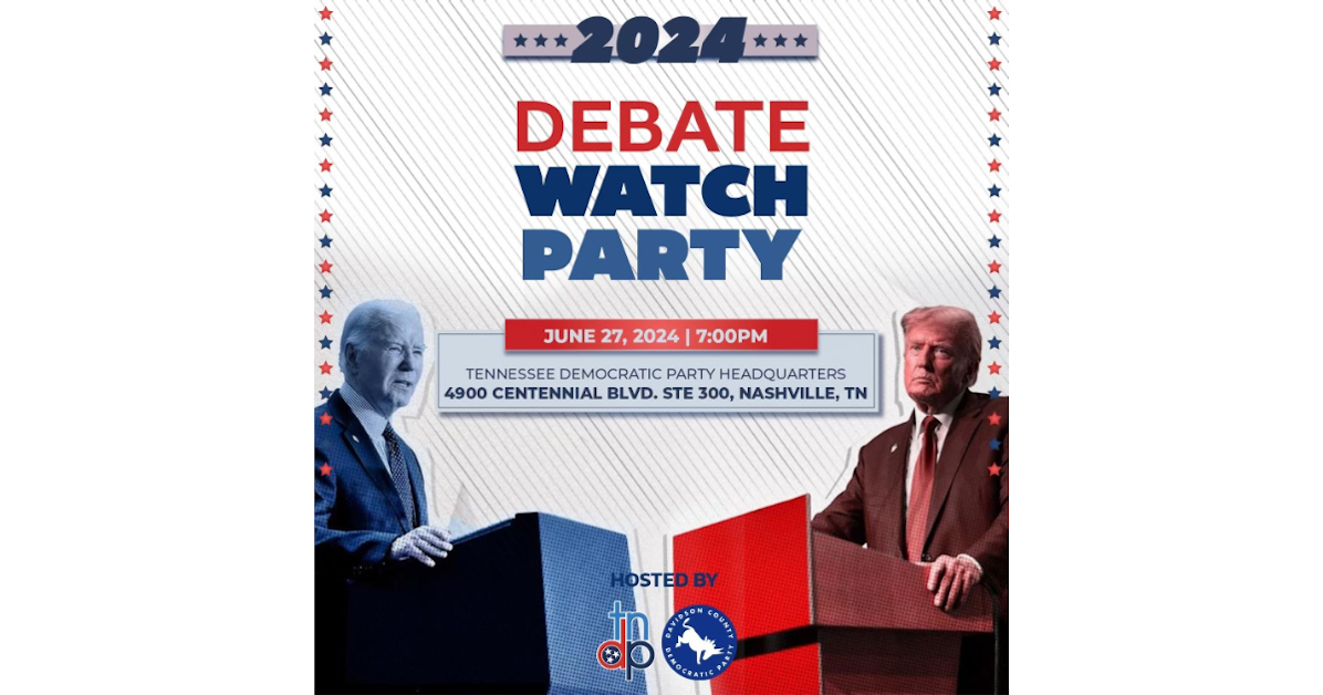 First Presidential Debate Watch Party (2024) · Davidson County ...