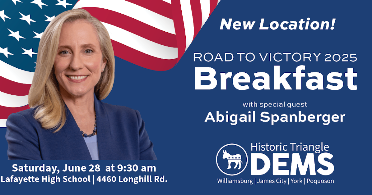Road to Victory Breakfast · Historic Triangle Democrats