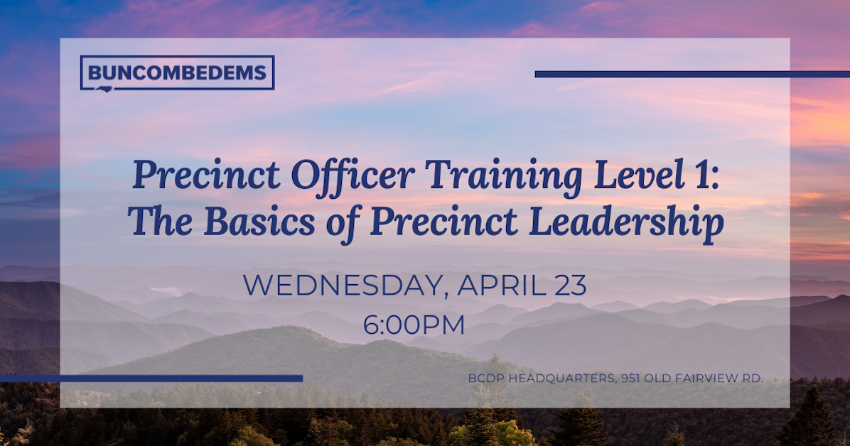 Precinct Officer Training Level 1: The Basics of Precinct Leadership ...