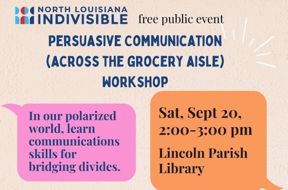 Persuasive Communication (Across the grocery aisle) workshop ...