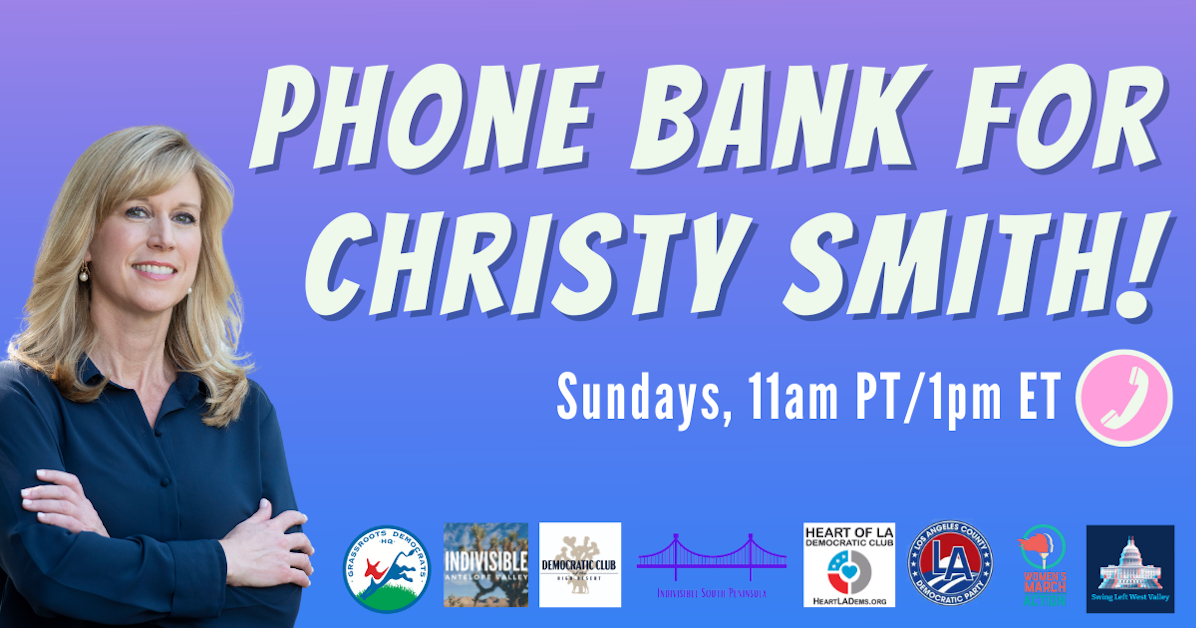 Phone Bank for Christy Smith! · Mobilize