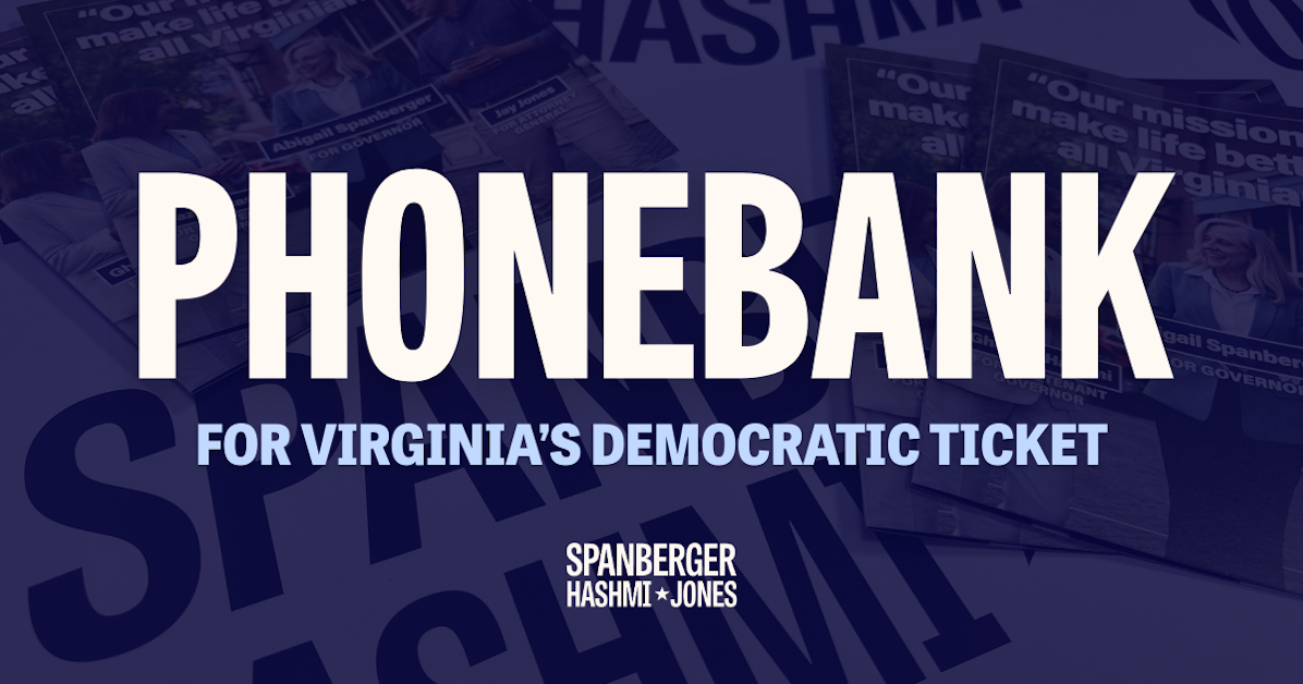 Virtual Phone Bank for Dr. Mark Downey and Virginia Democrats ...