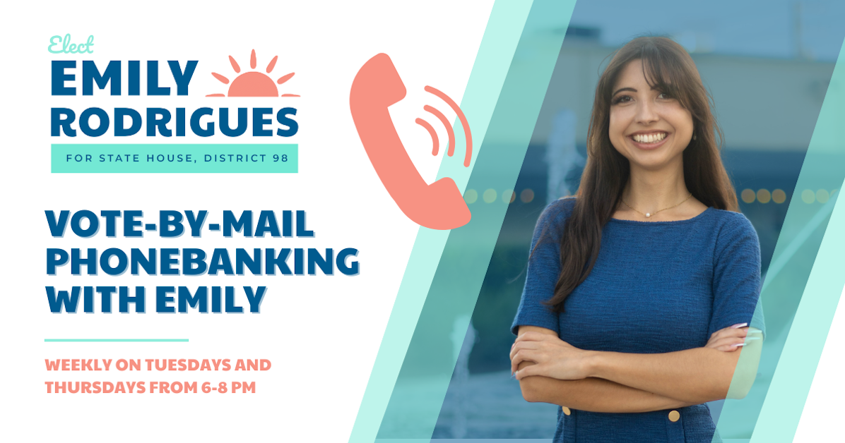 Phonebanking with Emily: Vote-By-Mail & Early Voting · Run for Something