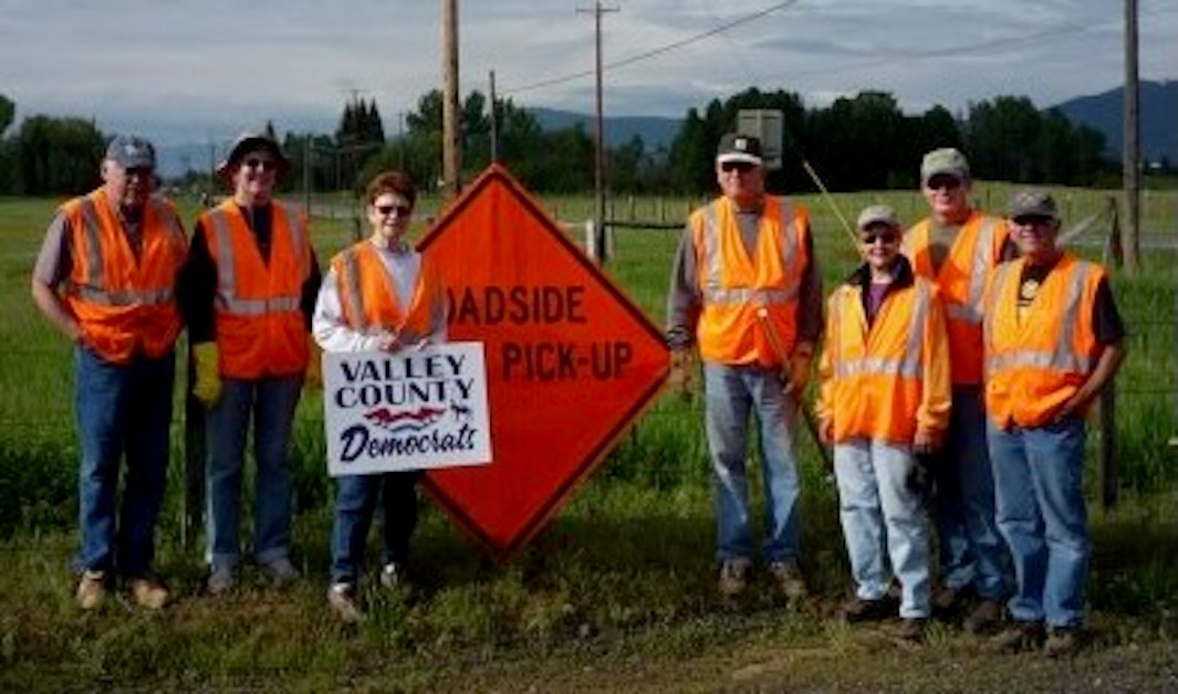 Valley County Dems Fall Highway Cleanup · Valley County Democrats