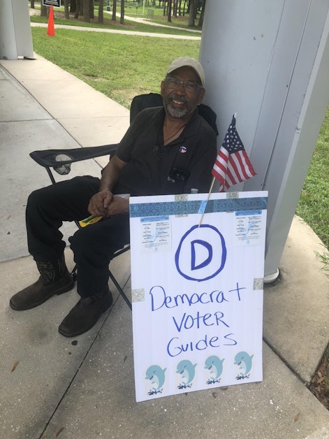Poll Greeting - Election Day - Riverside Community Center (East FM ...