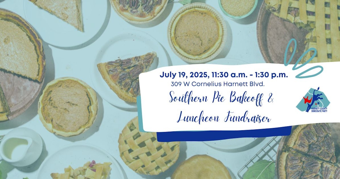 Southern Pie Bakeoff & Luncheon Fundraiser · Harnett County Democratic ...
