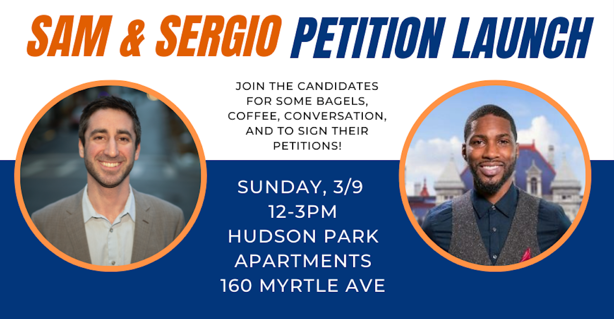 Petiton Launch with Sam Fein and Sergio Adams · Mobilize