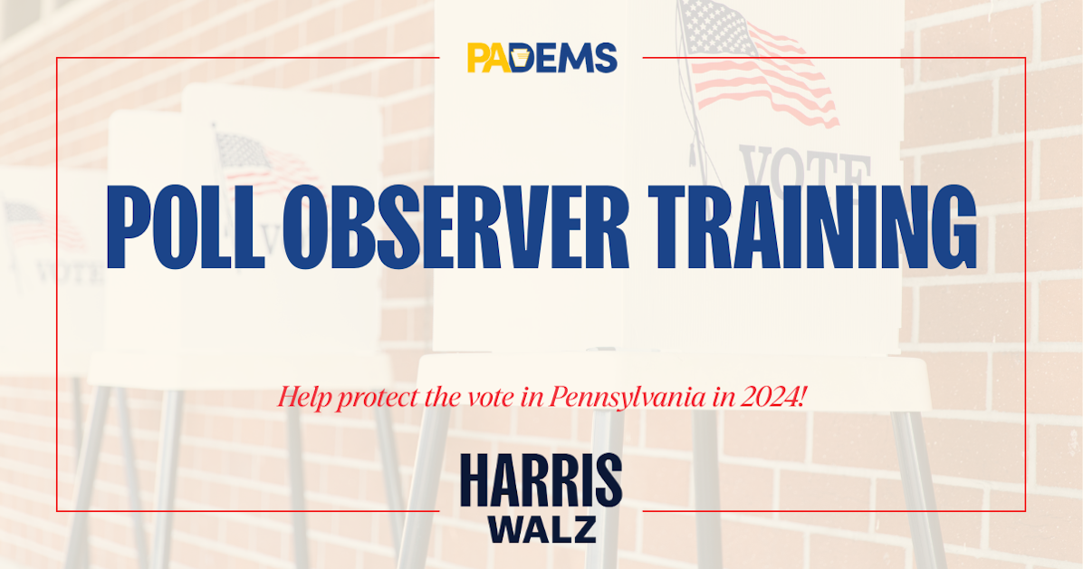 Election Day Poll Observer Training · NOPE Neighbors