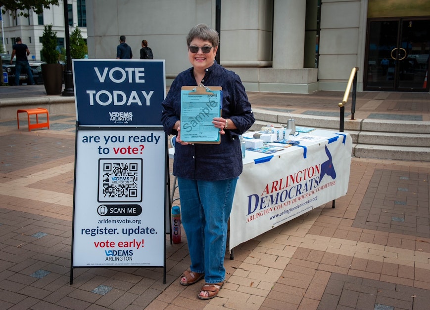 Early Voting Poll Greeting @ Walter Reed Community Center (2909 16th St ...