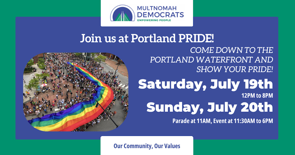 Portland PRIDE - Booth Volunteers · Mobilize