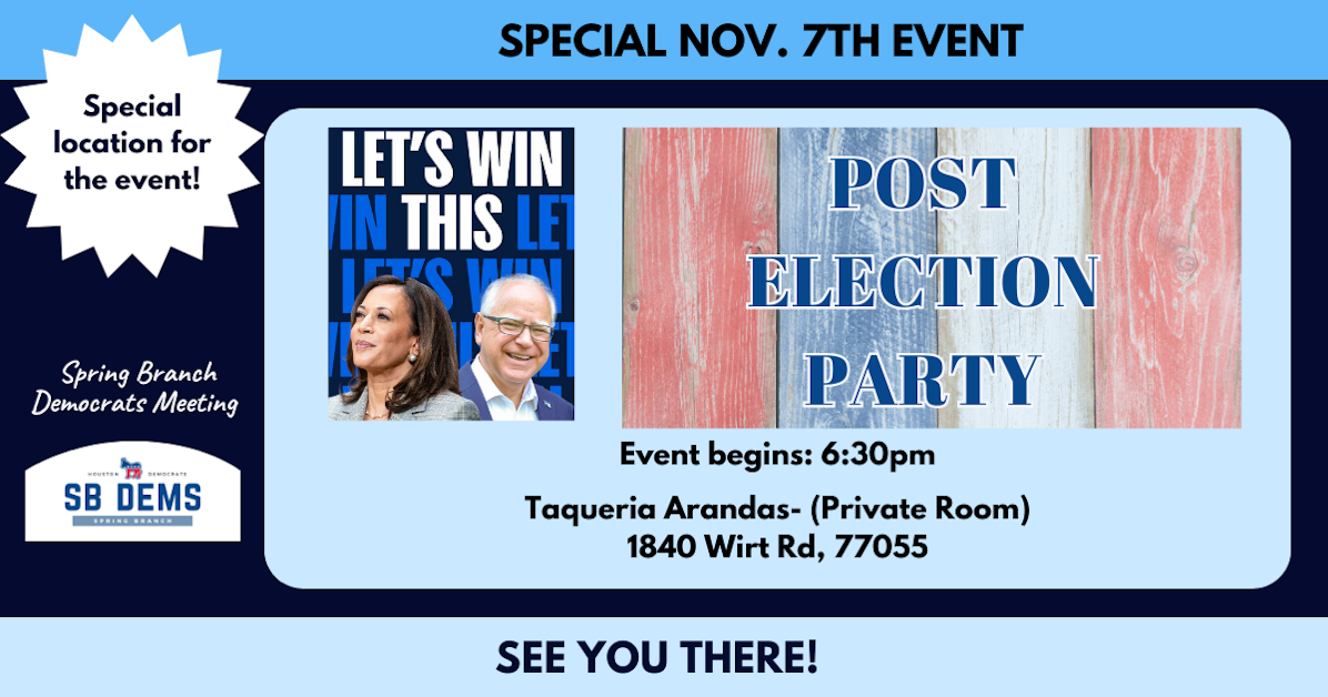 Post Election Party with SB Dems! · Mobilize